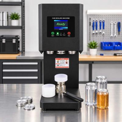China Manual Rotary Can Sealing Machine for 45–85mm Diameter Cans with 5 Seconds Cycle and 45–170mm Height Range for sale
