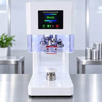 China Fully Automatic Tinplate Can Sealing Machine for 30–100mm Containers for sale