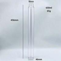China Super Tall Clear PET Plastic Bubble Tea Cups For Milk Tea, Iced Coffee And Cold Drinks for sale