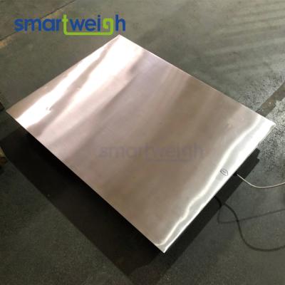 China Stainless Steel Washdown Floor Scale IP68 Waterproof Industrial Floor Scale For Food Industry for sale
