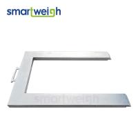 China Industrial 2 Ton Galvanized Pallet Scales Rustproof Digital U Shaped Floor Scale for sale