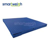 China 1/2/3 Ton Digital Floor Scale Heavy Duty Carbon Steel Industrial Floor Weighing Scales for sale
