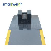 China Warehouse Heavy Duty Digital Floor Scale With Ramp Mild Steel Industrial Floor Scale for sale