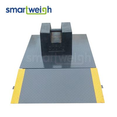 China Warehouse Heavy Duty Digital Floor Scale With Ramp Mild Steel Industrial Floor Scale for sale