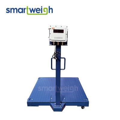 China Explosion Proof Portable Floor Scale Moveable Industrial Floor Scale For Hazardous Area for sale