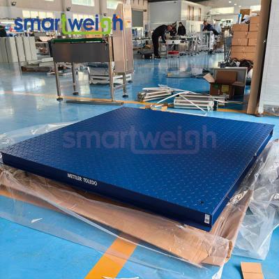 China Rugged Mild Steel 3 Tons Industrial Floor Scale Mettler Toledo Floor Scale PFA584 for Heavy Duty Weighing for sale