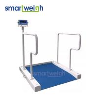 China Carbon Steel Wheelchair Weighing Scale 300kg Digital Floor Scales For Hospital Nursing home for sale