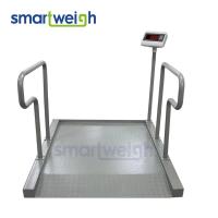 China 300kg Stainless Steel Wheelchair Weighing Scale Hospital Waterproof Floor Scales for sale