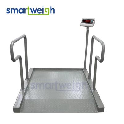 China 300kg Stainless Steel Wheelchair Weighing Scale Hospital Waterproof Floor Scales for sale