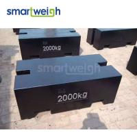 China M1 Class Cast Iron Test Weight 2000KG Industrial Calibration Test Weights Customized for sale