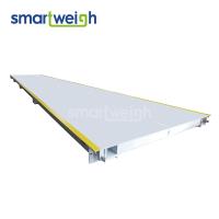 China 30 - 300T Electronic Truck Scale Weighbridge For Trucks Pitless Foundation for sale