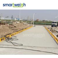 China Rugged Weatherproof Truck Weighbridge Scale Industrial Weighing Platform Scale With Guard Rails for sale