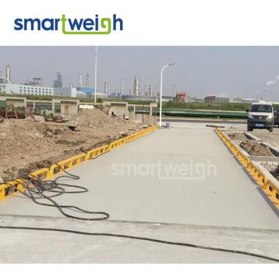 China Rugged Weatherproof Truck Weighbridge Scale Industrial Weighing Platform Scale With Guard Rails for sale