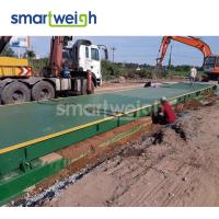 China 60T - 150T Mobile Truck Scale Pitless Weighbridge For Logistics And Construction for sale
