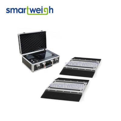 China Heavy Duty Portable Truck Scales 30 Tons Capacity Wireless Portable Truck Axle Scales for sale