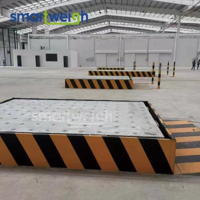 China Hydraulic Stationary Scissor Lift Platform Weighing Scale For Warehouse Logistics for sale
