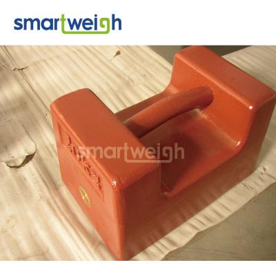 China 1kg - 2000kg Truck Scale Weights Rectangular Cast Iron Calibration Standard Test Weight for sale
