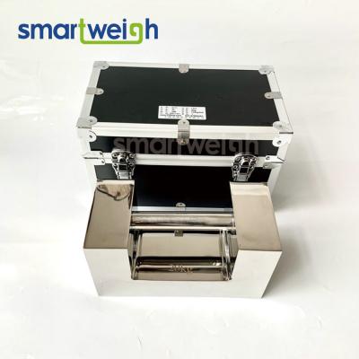 China 20kg OIML F1 Class Laboratory Weights Stainless Steel Calibrated Test Weights With Handle Grip for sale
