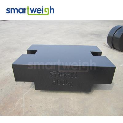 China Industrial M1 M2 Class Crane Test Weights Cast Iron 1kg - 2000kg Truck Scale Weight for sale