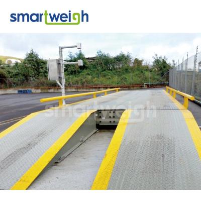 China Vehicle Portable Weighbridge 150 Tons Moveable Pitless Truck Scale With Safe Guard for sale