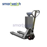 China Industrial Stainless Steel Pallet Jack Scales Truck Hygienic And Corrosion Resistant Design for sale