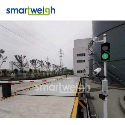 China Heavy Duty Anti Cheating Vehicle Scales Weighing Systems 200T Unmanned Weighbridge Systems for sale