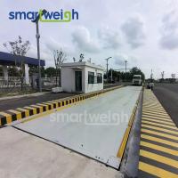 China Automated Vehicle Scales Weighing Systems 30T - 200T Highway Unmanned Weighbridge System for sale