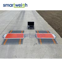 China Convenient 20 Ton Capacity Portable Truck Scale IP66 Mobile Truck Wheel Weighing Scale for sale