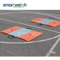 China Low Profile Digital Portable Axle Weigh Pads 25T Wireless Mobile Scales For Weighing Trucks for sale