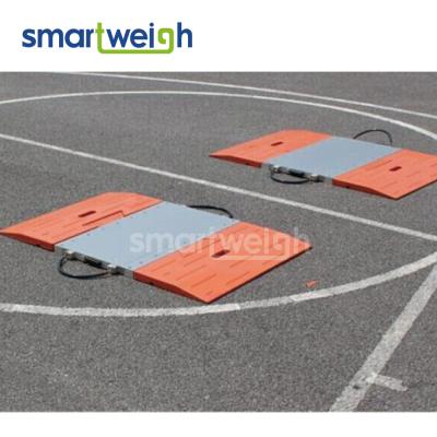 China Low Profile Digital Portable Axle Weigh Pads 25T Wireless Mobile Scales For Weighing Trucks for sale
