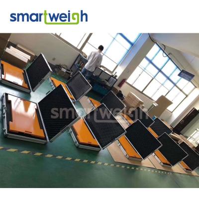 China Rugged L Series Portable Axle Weighing Scales 10T - 50T Capacity Mobile Vehicle Scales for sale