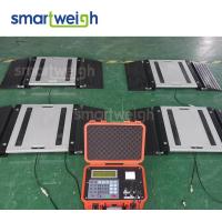 China High Strength S Series 30T Wireless Portable Axle Scales Mobile Vehicle Weighing Scales for sale