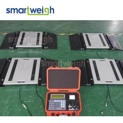 China High Strength S Series 30T Wireless Portable Axle Scales Mobile Vehicle Weighing Scales for sale