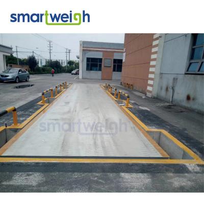China Electronic Weighbridge Scale 200T Truck Weighing System With Built In Safety Rails for sale
