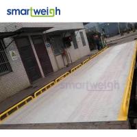 China Heavy Load Truck Weighbridge Scale With Guard Rails Truck Weighbridge Platform 200T for sale