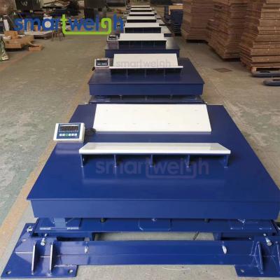 China 5T - 30T Heavy Duty Digital Weighing Scale Carbon Steel Construction Steel Coil Floor Scale for sale