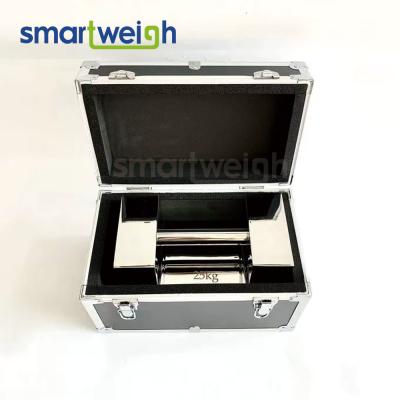 China Precision 25kg Laboratory Weights Stainless Steel Class F1 F2 M1 Calibration Weights for sale