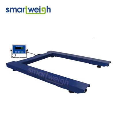 China High Precision Carbon Steel Pallet Scales Industrial U Shaped 1 Ton Digital Floor Scale for sale