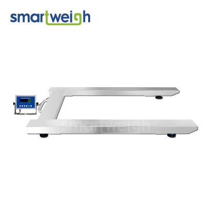 China Industrial Heavy Duty Pallet Scale Digital Stainless Steel Floor Scale 2 Ton 3 Ton for sale