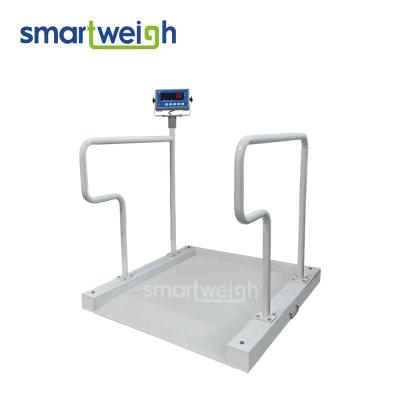 China Digital 500kg Wheelchair Weighing Scale Carbon Steel Floor Scales For Hospital Nursing Home for sale