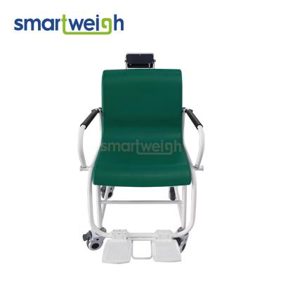 China High Precision Portable Wheelchair Weighing Scale 300kg Manual Push Seat Scale for sale