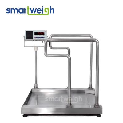 China 500kg Waterproof Wheelchair Weighing Scale Rehabilitation Wireless Wheelchair Scale for sale