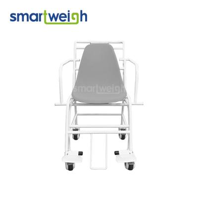 China Manual Push Type Seat Scale 200kg Mobile Weight Chair Scale For Orthopaedic Rehabilitation Centres for sale