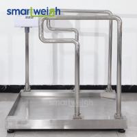 China Hospital Wireless Waterproof Wheelchair Weighing Scale 500kg With Indicator for sale