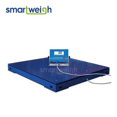 China Carbon Steel Mobile Explosion Proof Floor Scale 3T High Accuracy 0.8x0.8m 1x1m 1.2x1.2m for sale