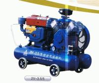 China Zhejiang Kaishan Group Portable Diesel Driven Piston Air Compressor for Mining for sale