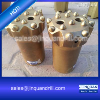 China ballistic button bits T45 89mm flat face standard body for sale