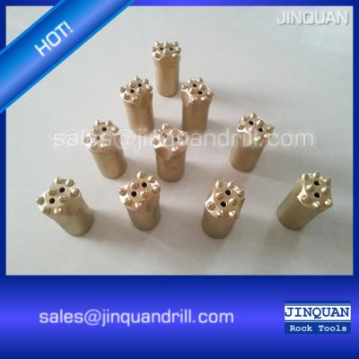 China Knocked off tapered button bits ballistic 8 buttons for sale