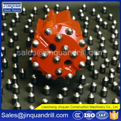 China Threaded button rock drill bit T38 retrac button bits T45 T51 for sale