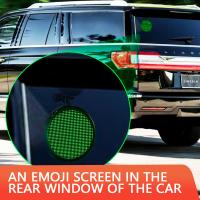 China Programmable 36V Rear Window LED Display Sign Board For Car Truck Bus for sale